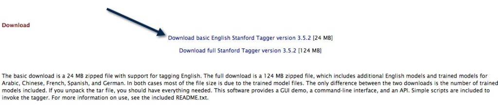 Stanford’s Natural Language Processing Software: Text Tagging and Finding Named Entities – Clark ...